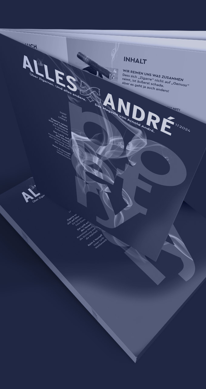 Arnold André - Zigarren Magazin „Alles André“